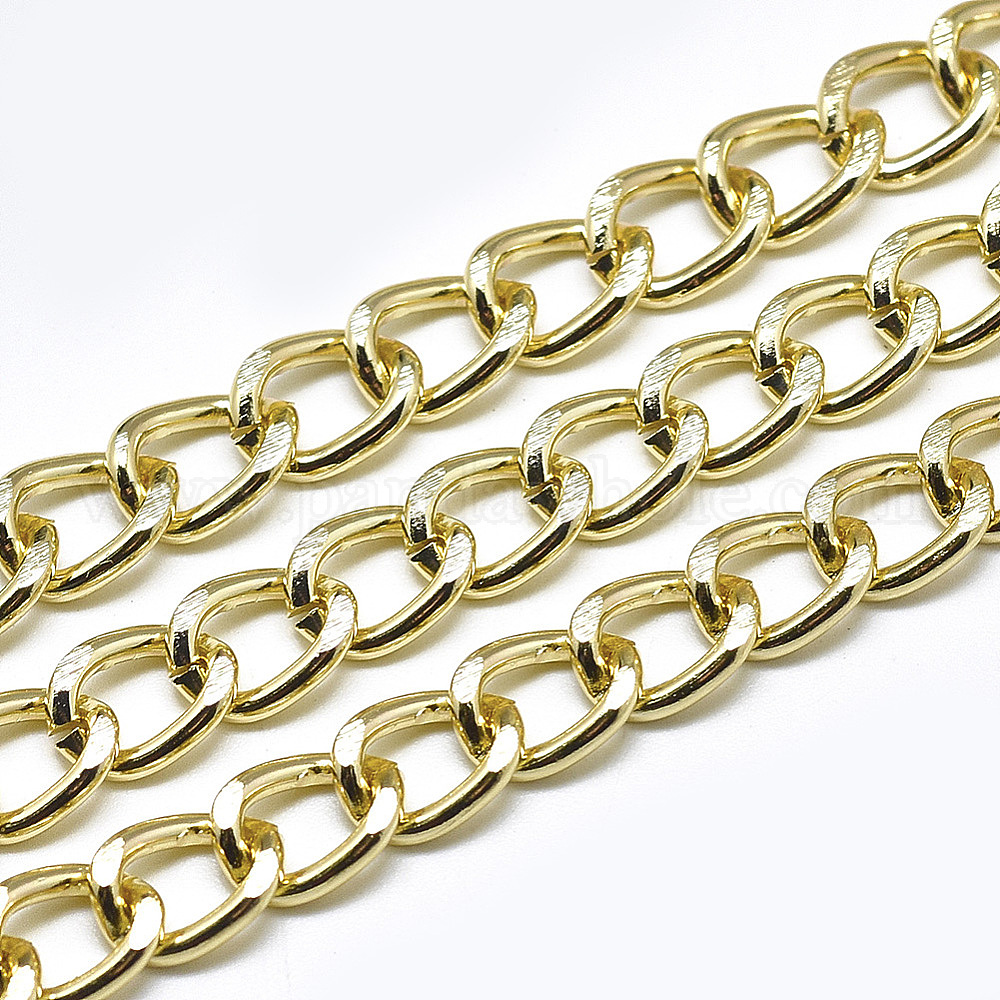 China Factory Aluminium Curb Chains, Diamond Cut Chains, with Spool ...