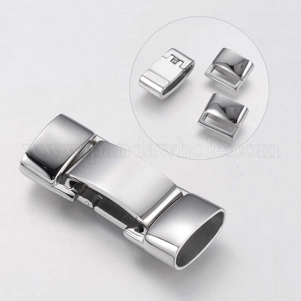 China Factory 304 Stainless Steel Snap Lock Clasps, Smooth Surface ...