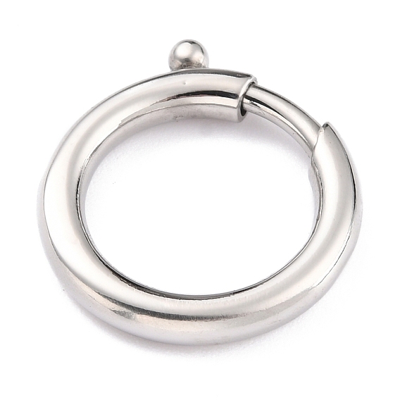 China Factory 304 Stainless Steel Spring Ring Clasps 24.5x21.5x3mm ...